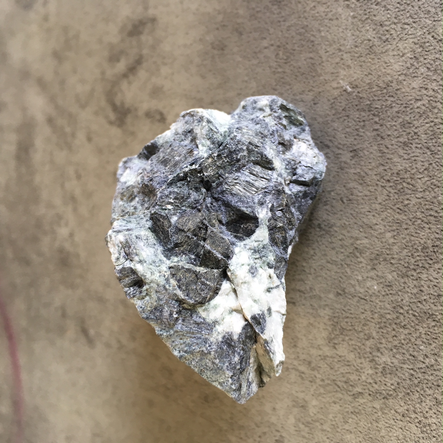 Métagabbro à glaucophane (Queyras)